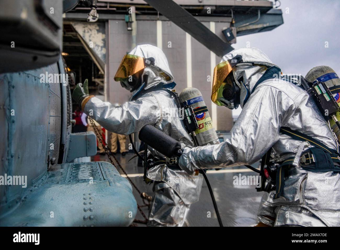 PHILIPPINE SEA (June 6, 2022) Fireman Dustin Groot, from Winchester ...