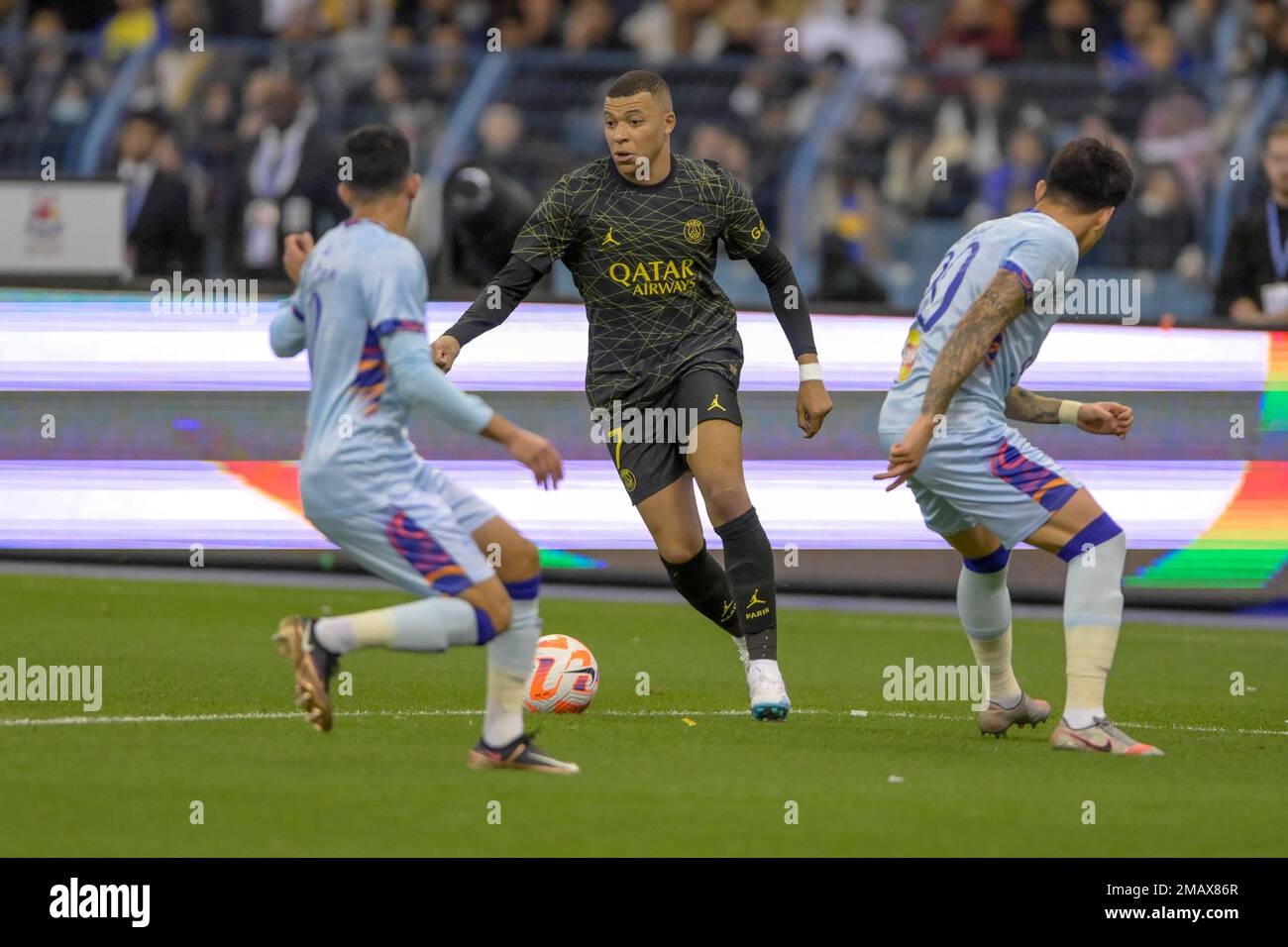 Riyadh, Saudi Arabia. 19th Jan, 2023. Paris Saint-Germain's Kylian ...