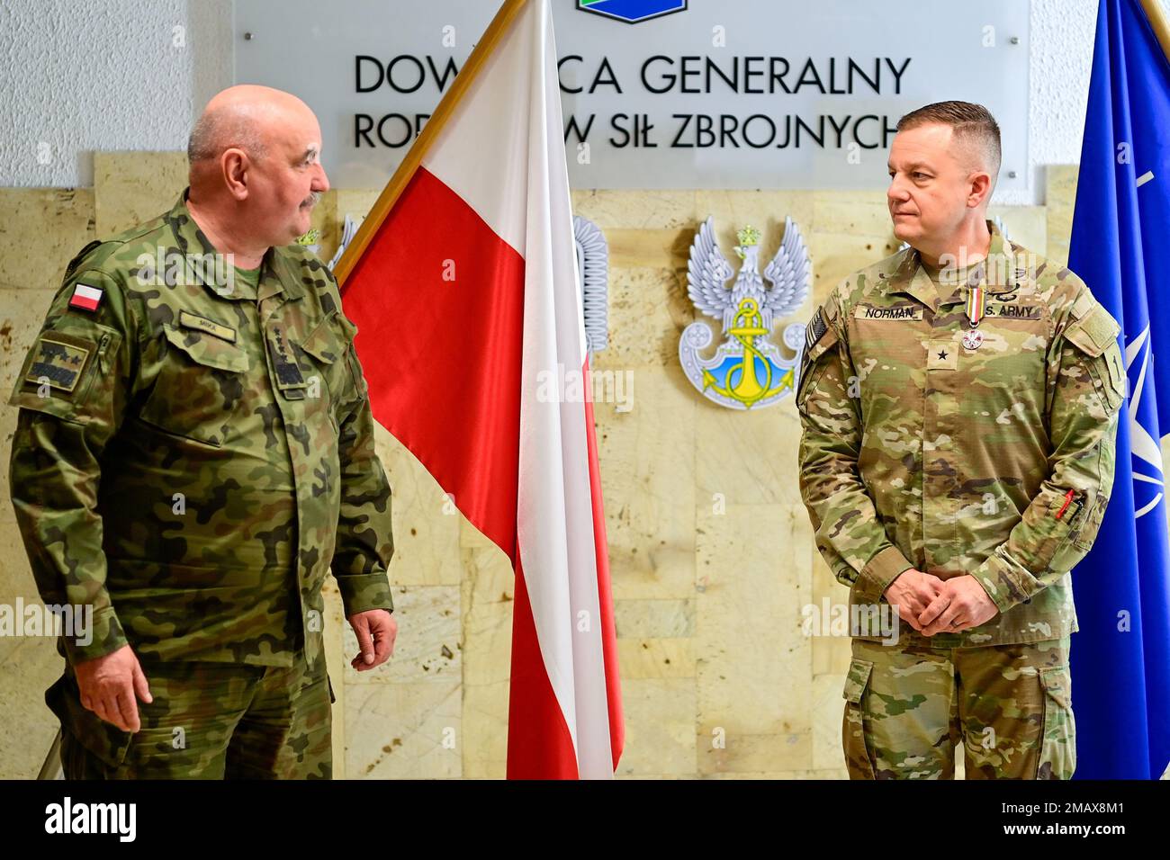 Polish Land Forces Gen. Jarosław Mika, general commander of branches of ...