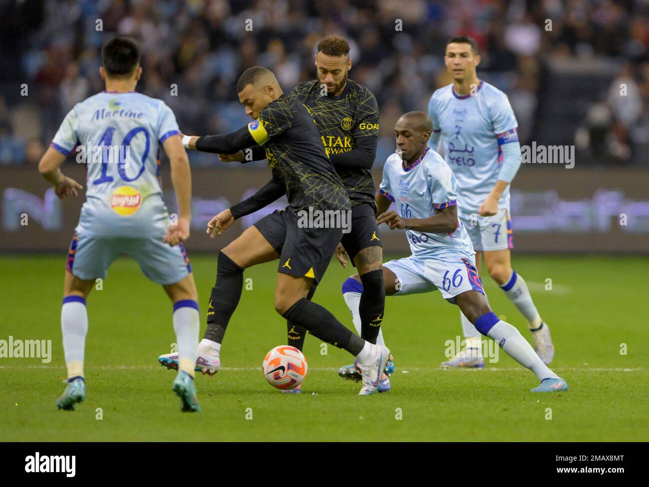 Riyadh, Saudi Arabia. 19th Jan, 2023. Paris Saint-Germain's Kylian ...