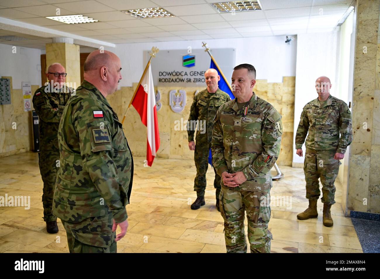 Polish Land Forces Gen. Jarosław Mika, general commander of branches of ...