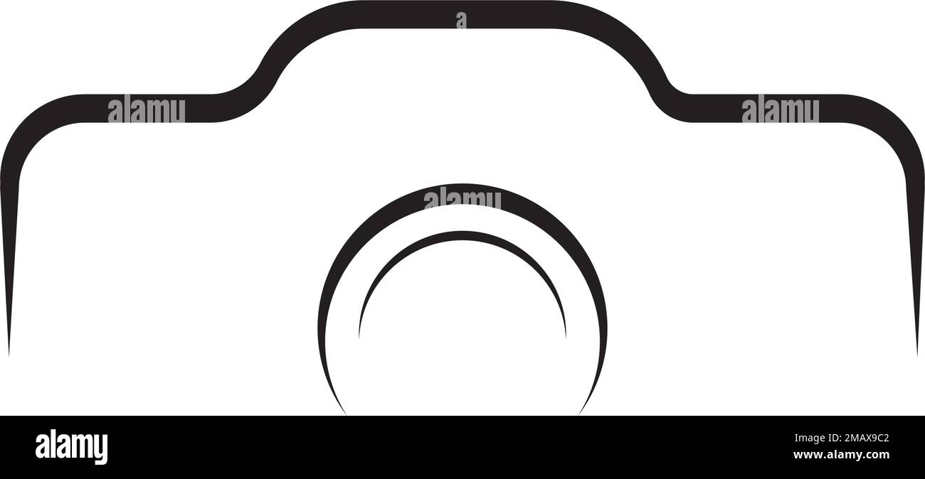 camera logo vector illustration design Stock Vector Image & Art - Alamy