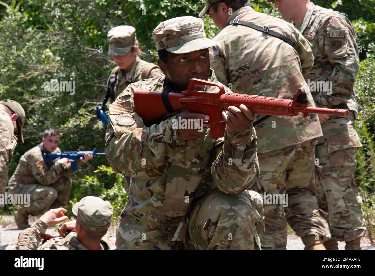 Members from the 221st and 239th Combat Communications Squadrons ...