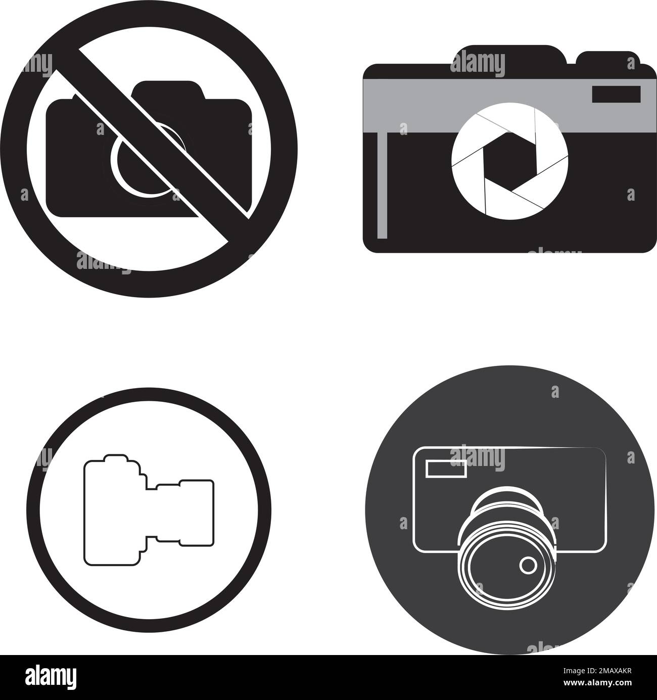 camera logo vector illustration design Stock Vector Image & Art - Alamy