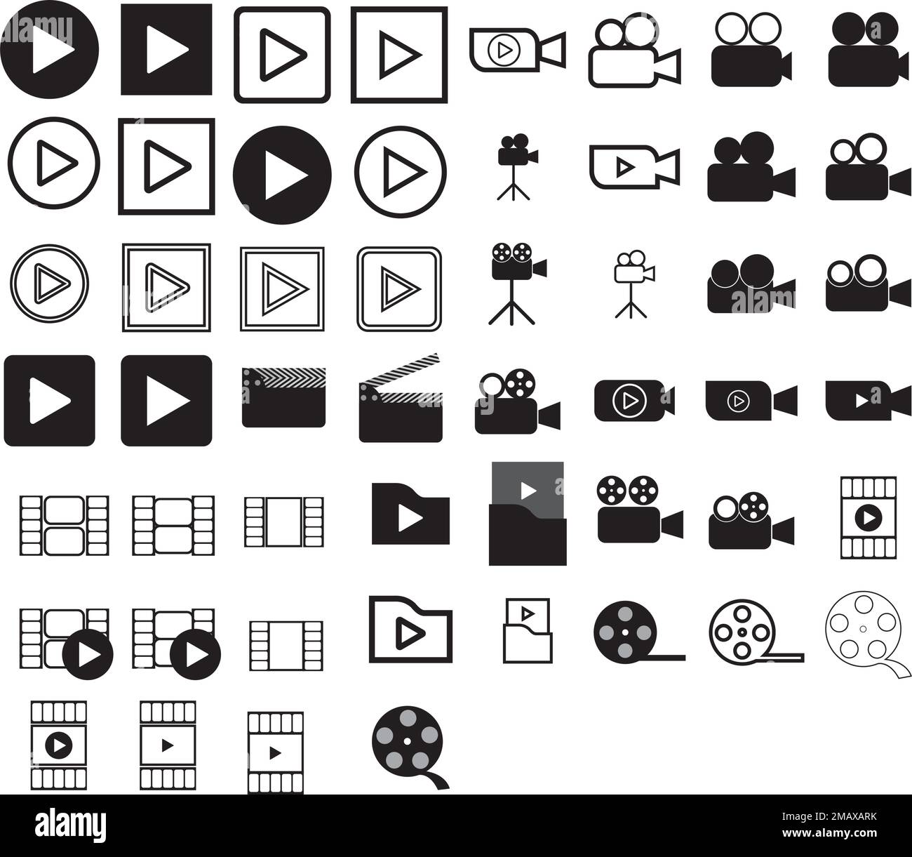 video logo vectordesign template Stock Vector Image & Art - Alamy