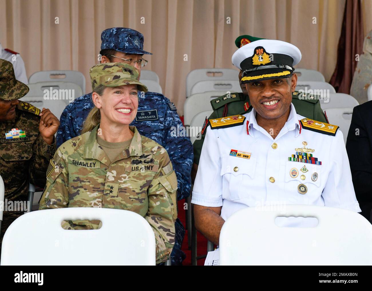 U.S. Army Maj. Gen. Jami Shawley, commanding general of Combined Joint ...