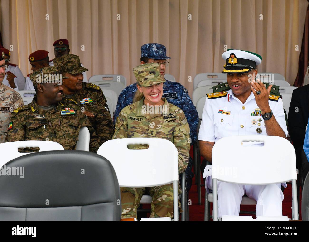 U.S. Army Maj. Gen. Jami Shawley, commanding general of Combined Joint ...
