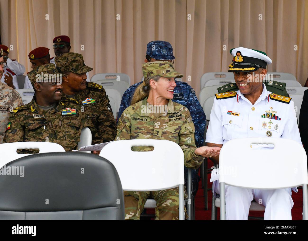 U.S. Army Maj. Gen. Jami Shawley, commanding general of Combined Joint Task Force-Horn of Africa ...