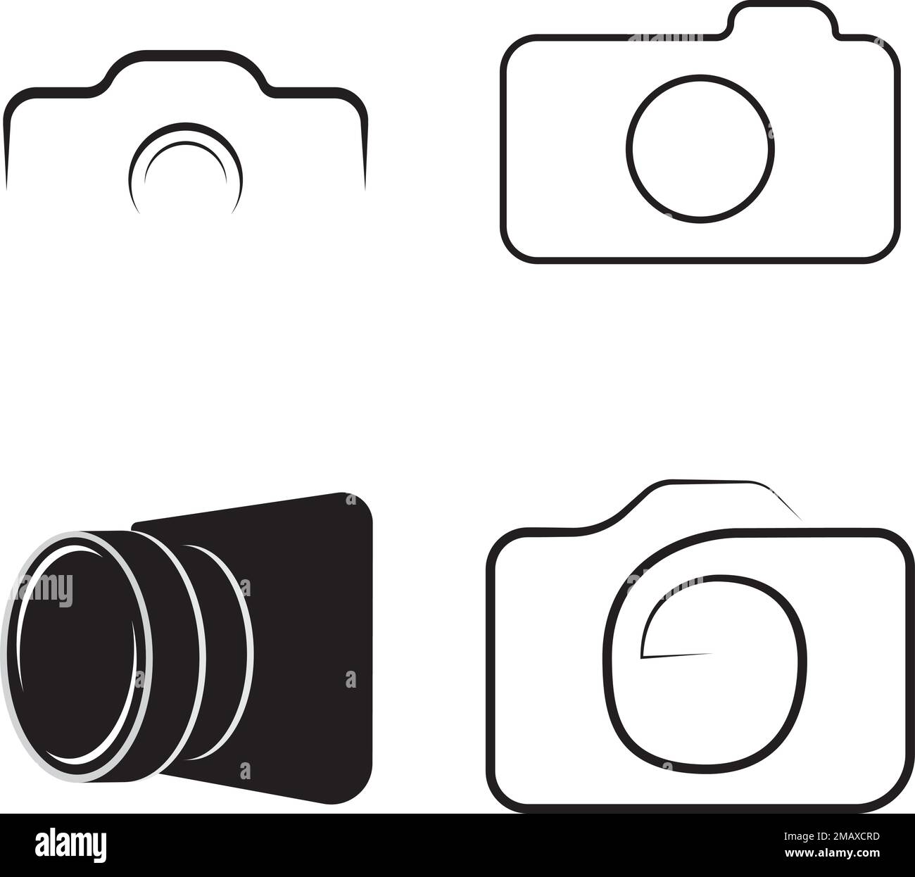 camera logo vector illustration design Stock Vector Image & Art - Alamy