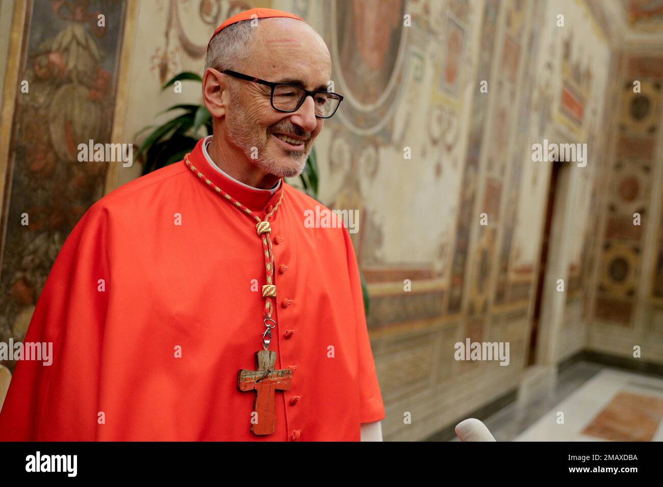 FILE - Cardinal Michael Czerny poses for photographers prior to meeting ...