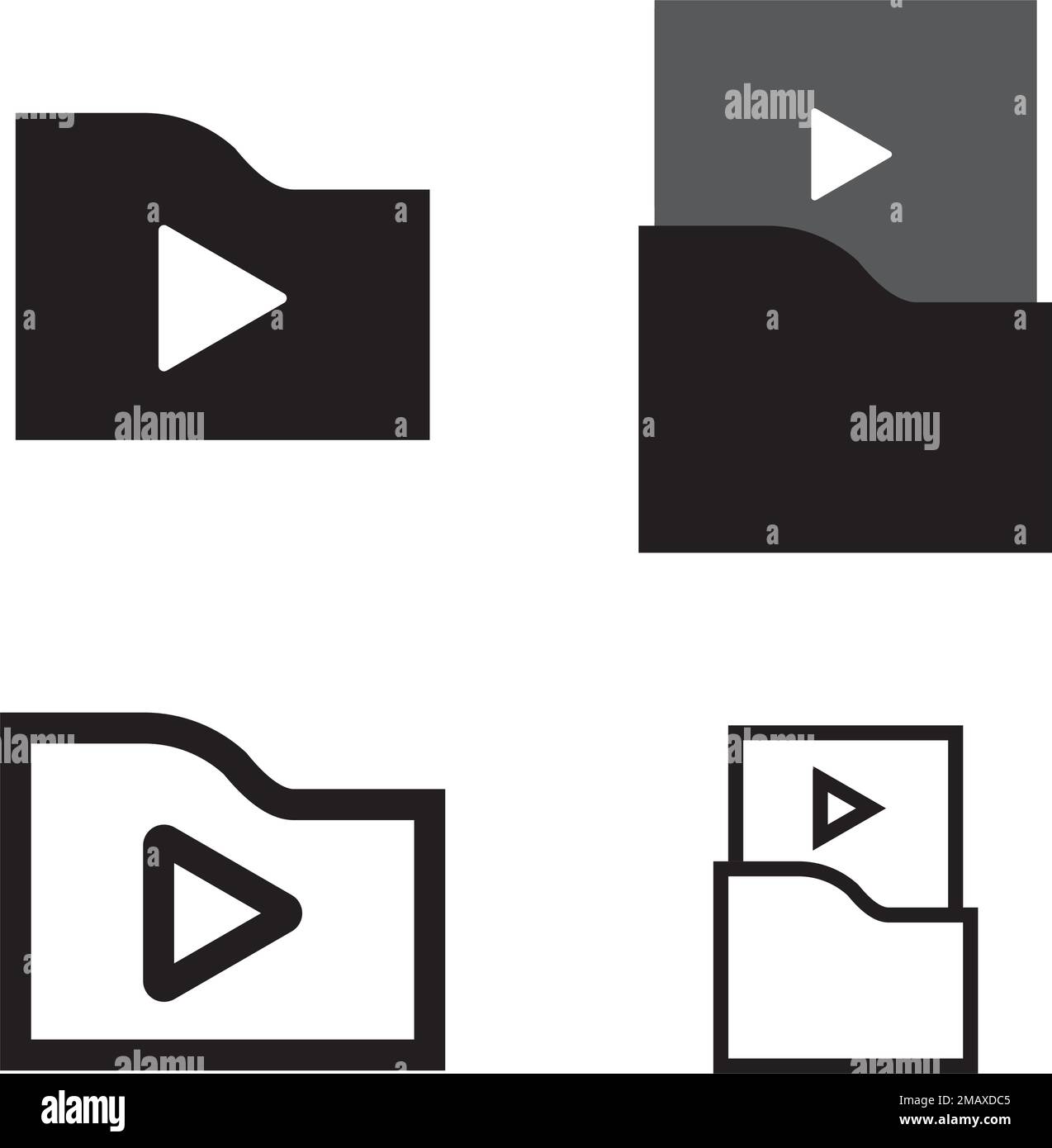 video logo vectordesign template Stock Vector Image & Art - Alamy