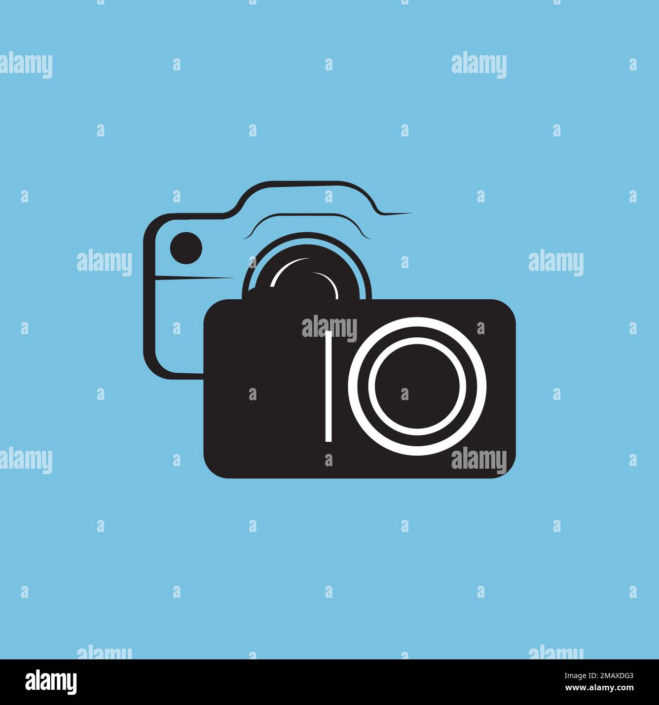 Zoom logo creation Stock Vector Images - Alamy