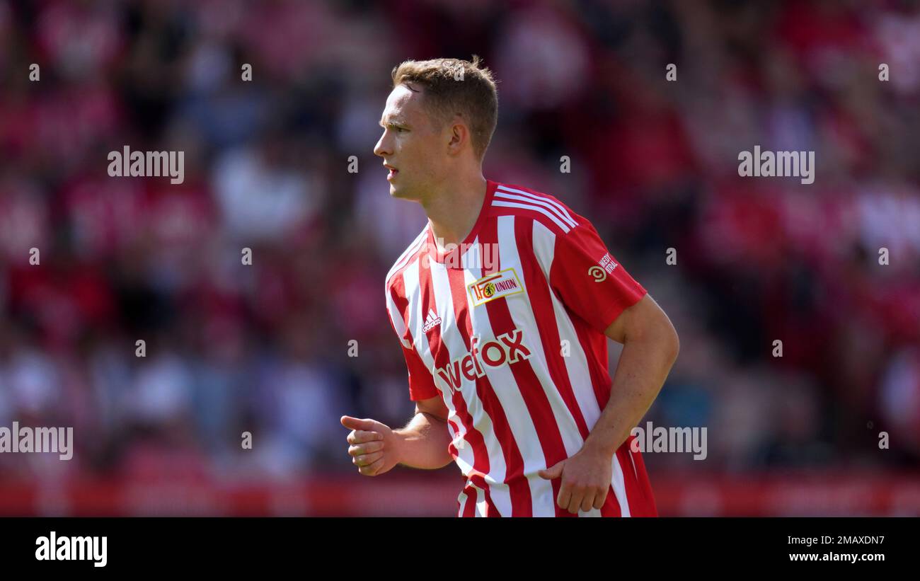 Union's Paul Jaeckel during the German Bundesliga soccer match between ...