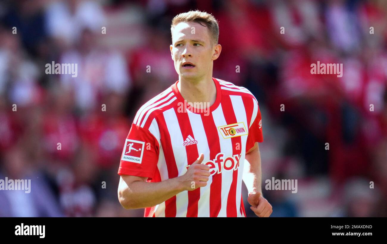 Union's Paul Jaeckel during the German Bundesliga soccer match between ...