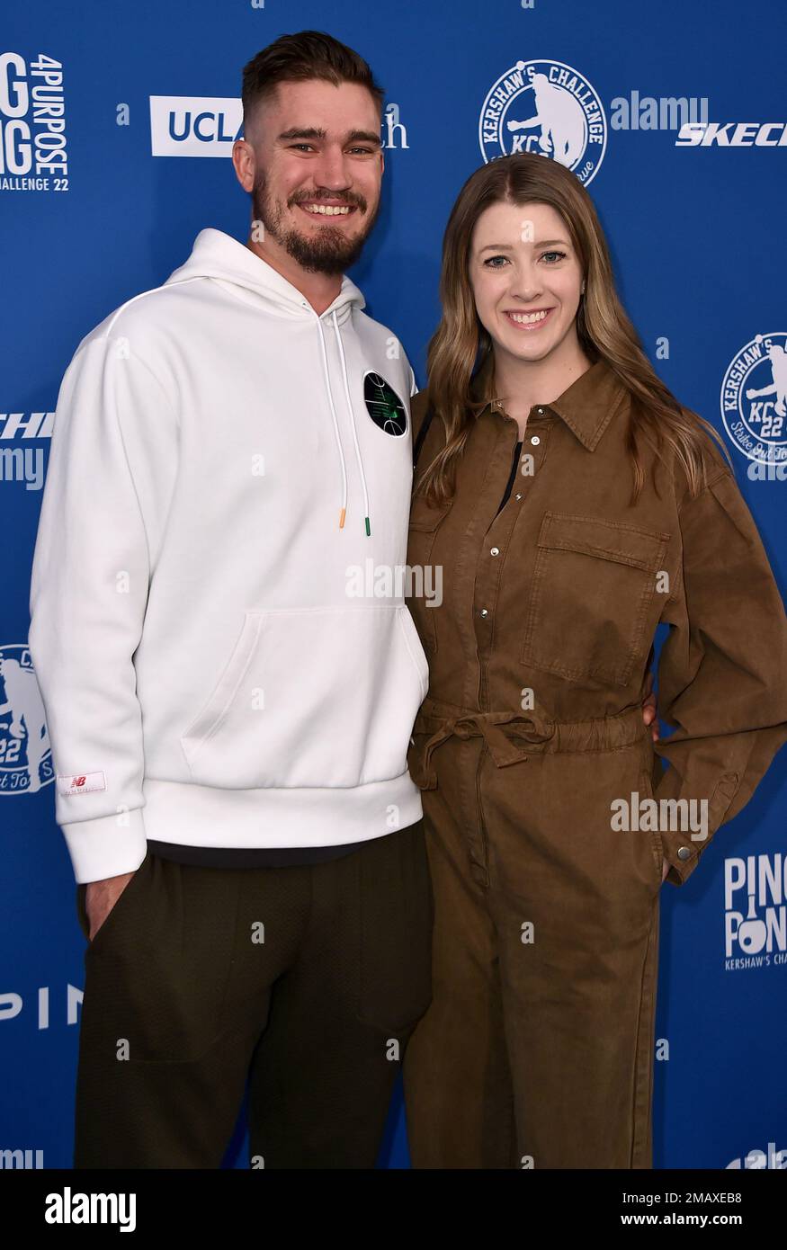 Andrew Heaney attends the 8th Annual Ping Pong 4 Purpose at Dodger ...