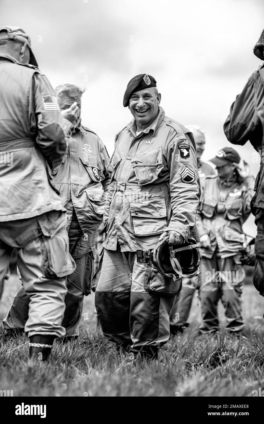 Liberty jump team Black and White Stock Photos & Images - Alamy