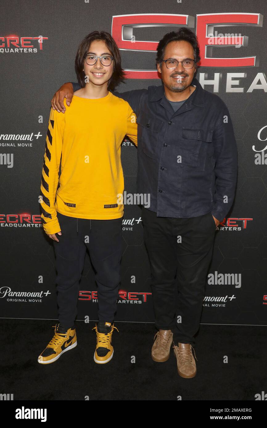 Roman Pena, left, and actor Michael Pena attends the Paramount+ film ...