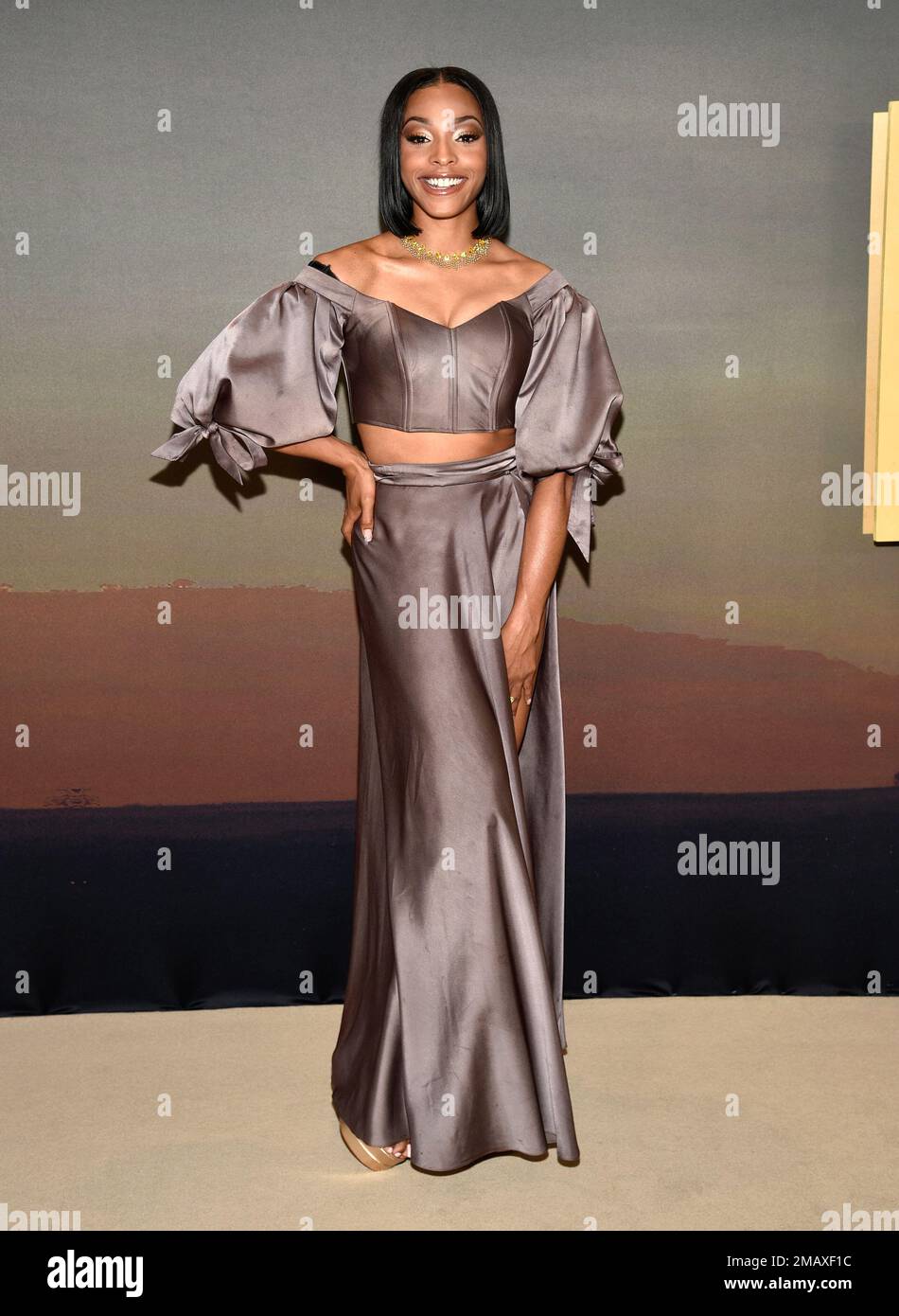 Journalist Jamila Mustafa attends the world premiere of "Beast" at the ...
