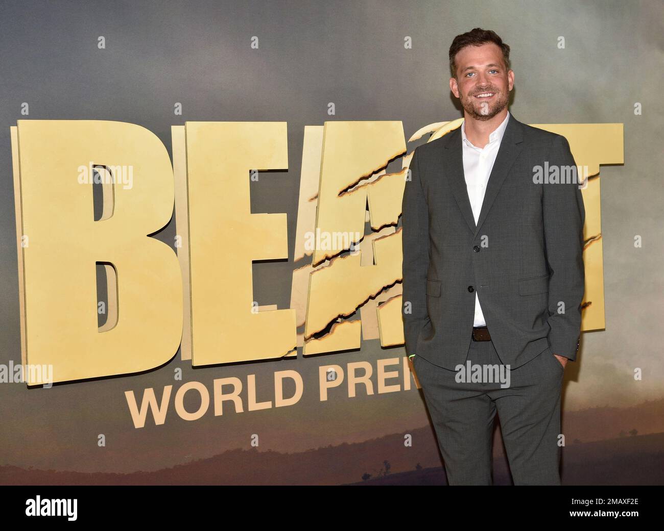Writer Ryan Engle attends the world premiere of "Beast" at the Museum ...