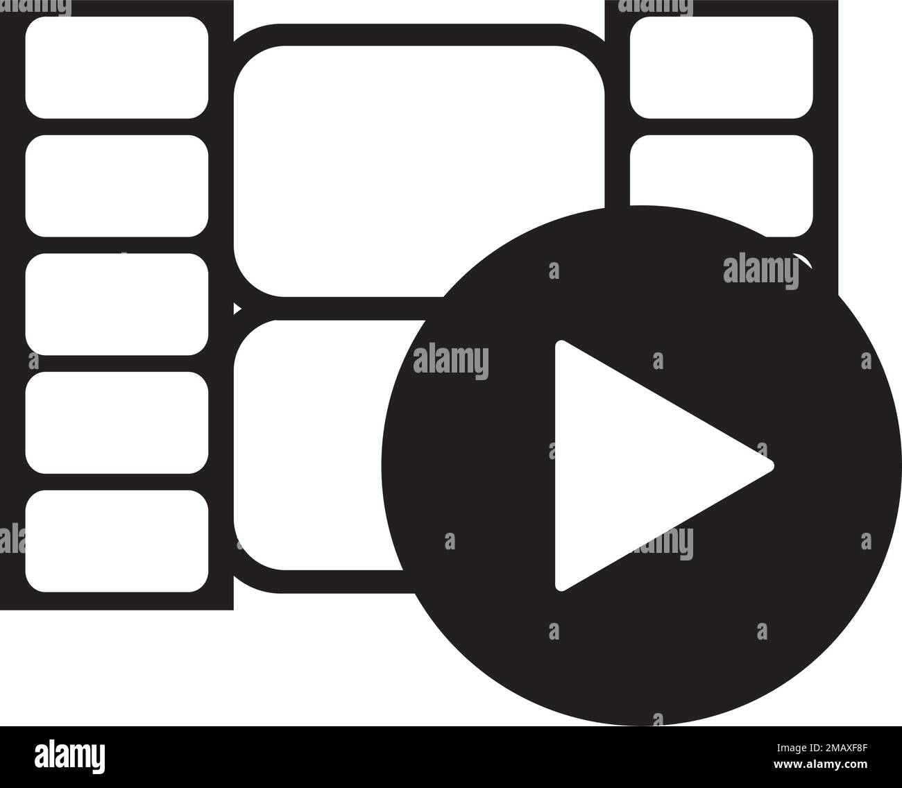 video logo vectordesign template Stock Vector Image & Art - Alamy