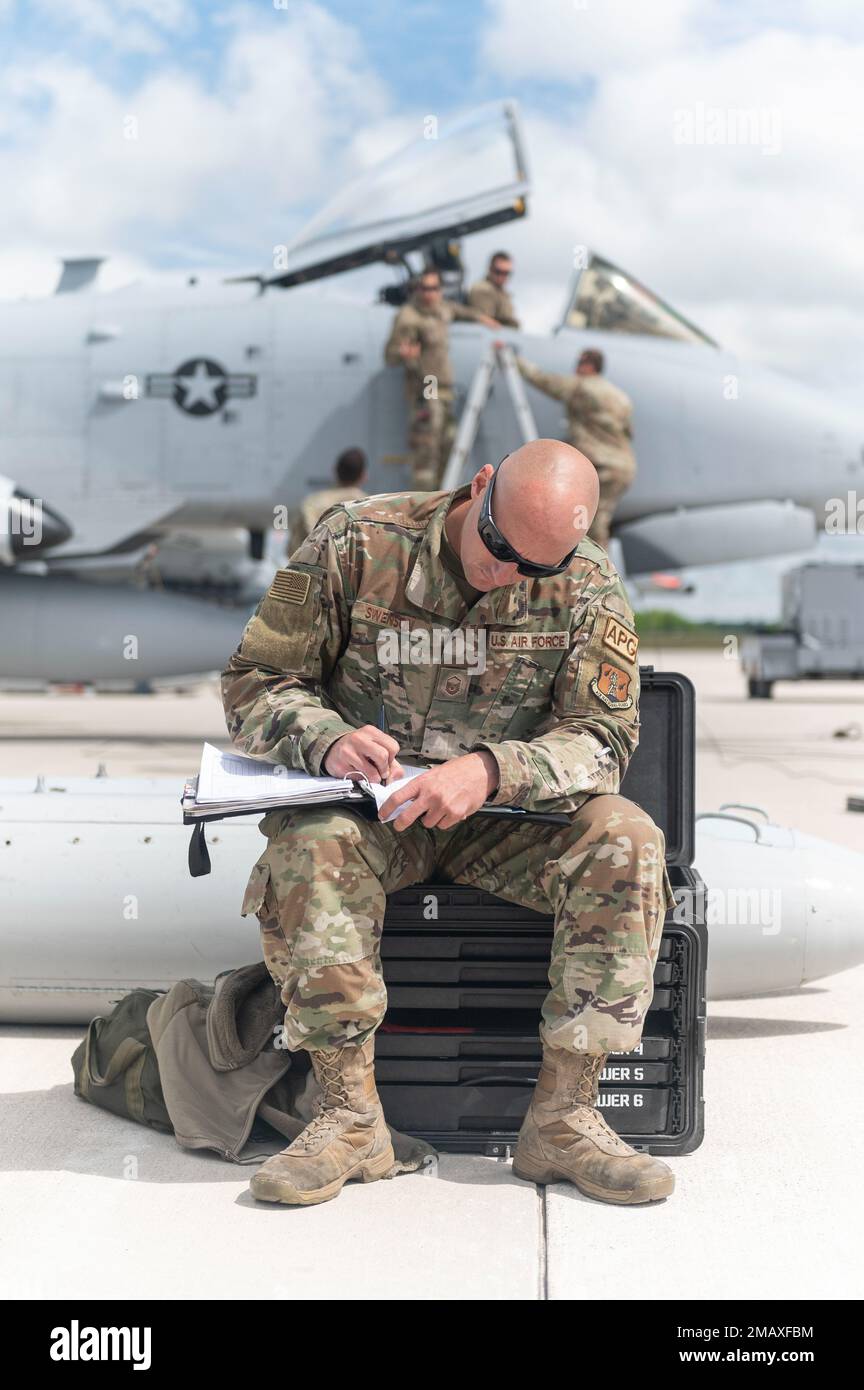 Airmen with the 124th Aircraft Maintenance Squadron launch, recover ...