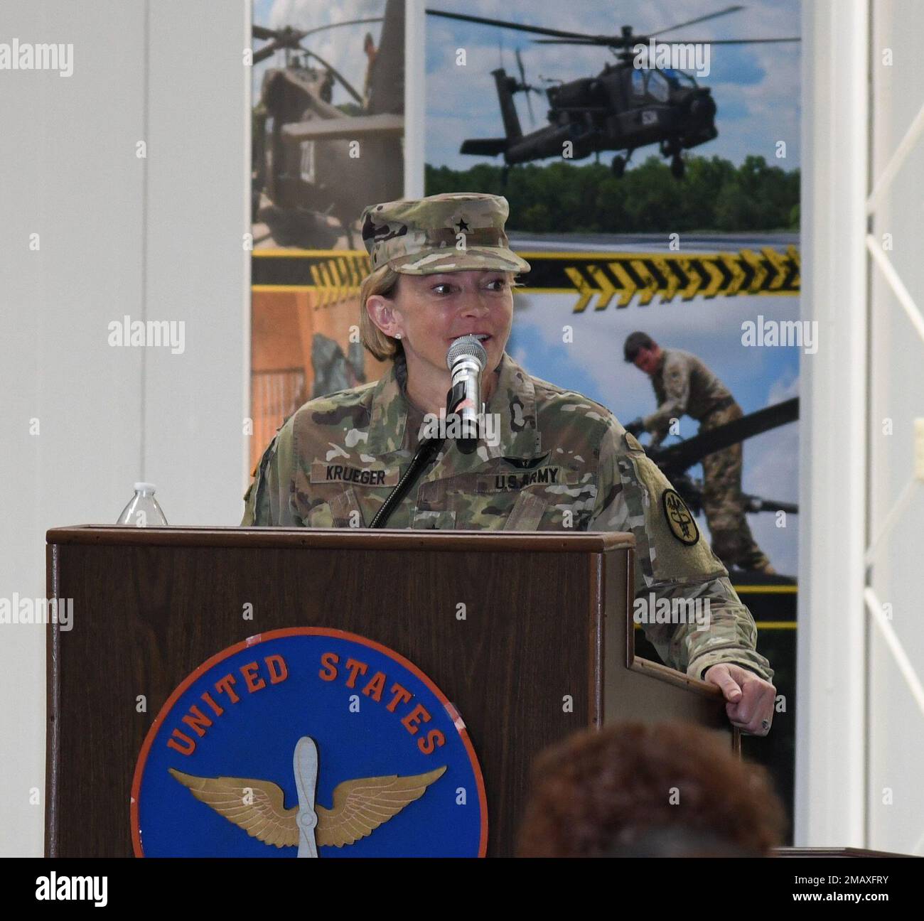 Brig. Gen. Mary V. Krueger, commanding general, Regional Health Command ...