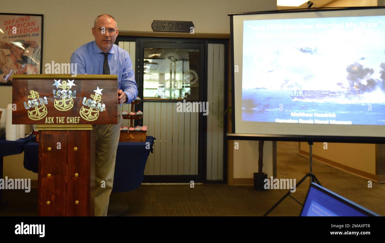 Matthew Headrick, Military Educator at the Hampton Roads Naval Museum ...