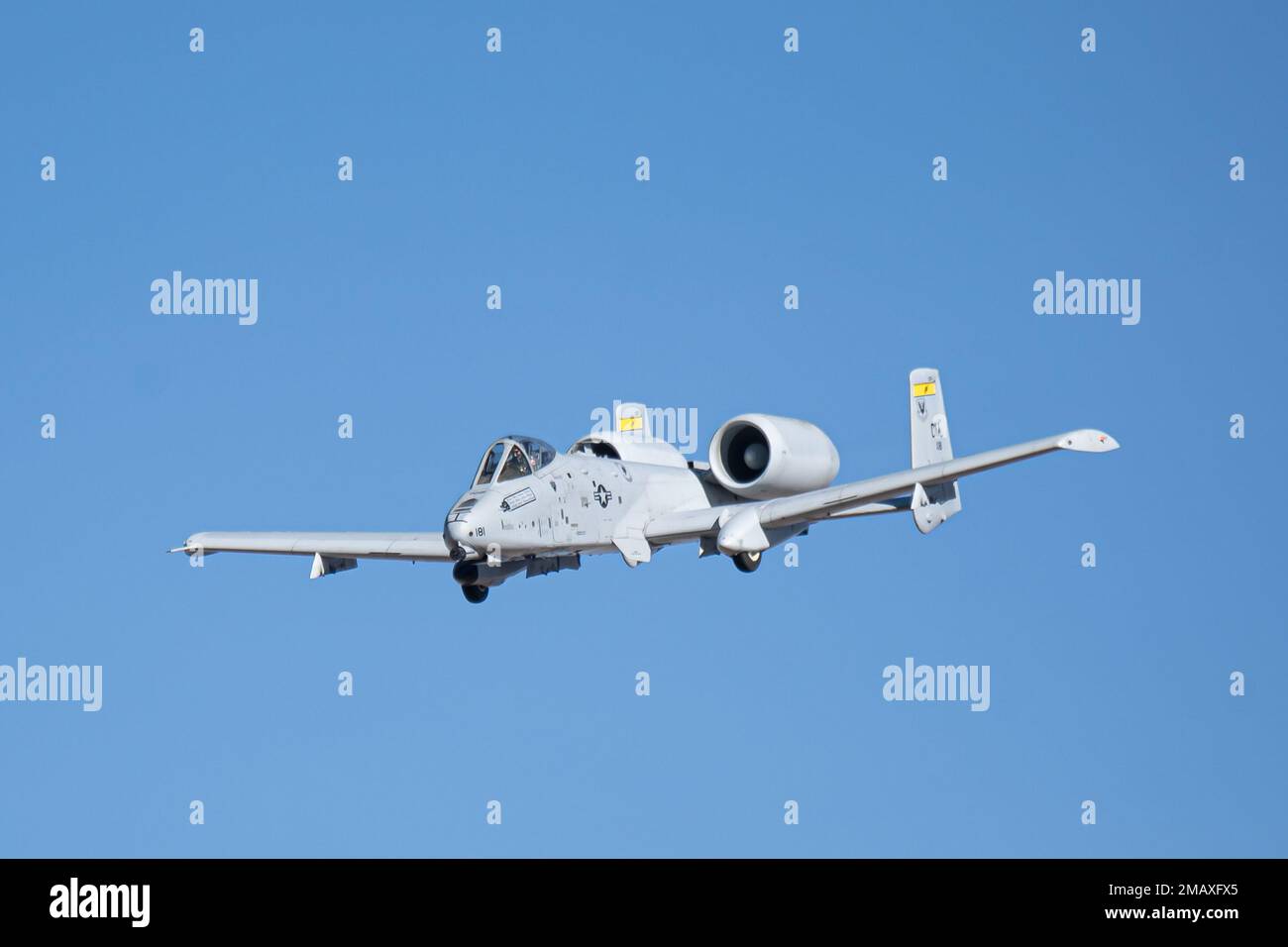 A U.S. Air Force A-10 Thunderbolt II flies over Davis-Monthan Air Force ...