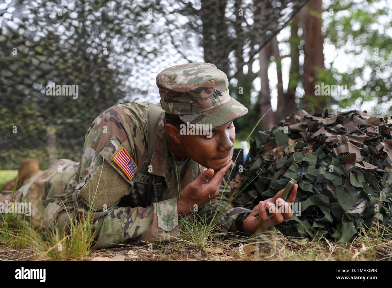 Sgt. Elijah Clarke, a multichannel transmission systems operator ...