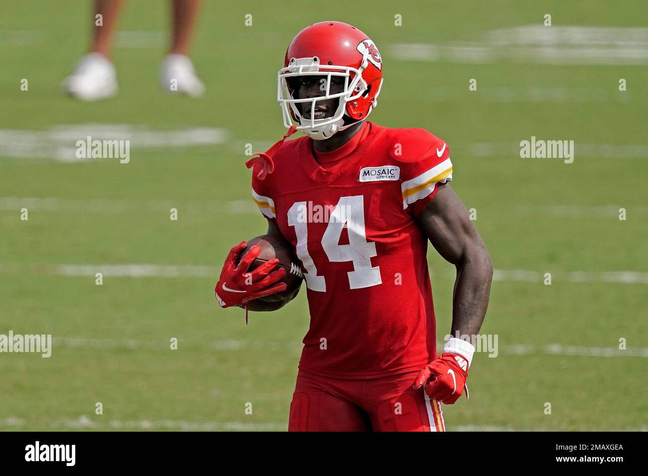 Kansas City Chiefs wide receiver Cornell Powell runs during NFL ...