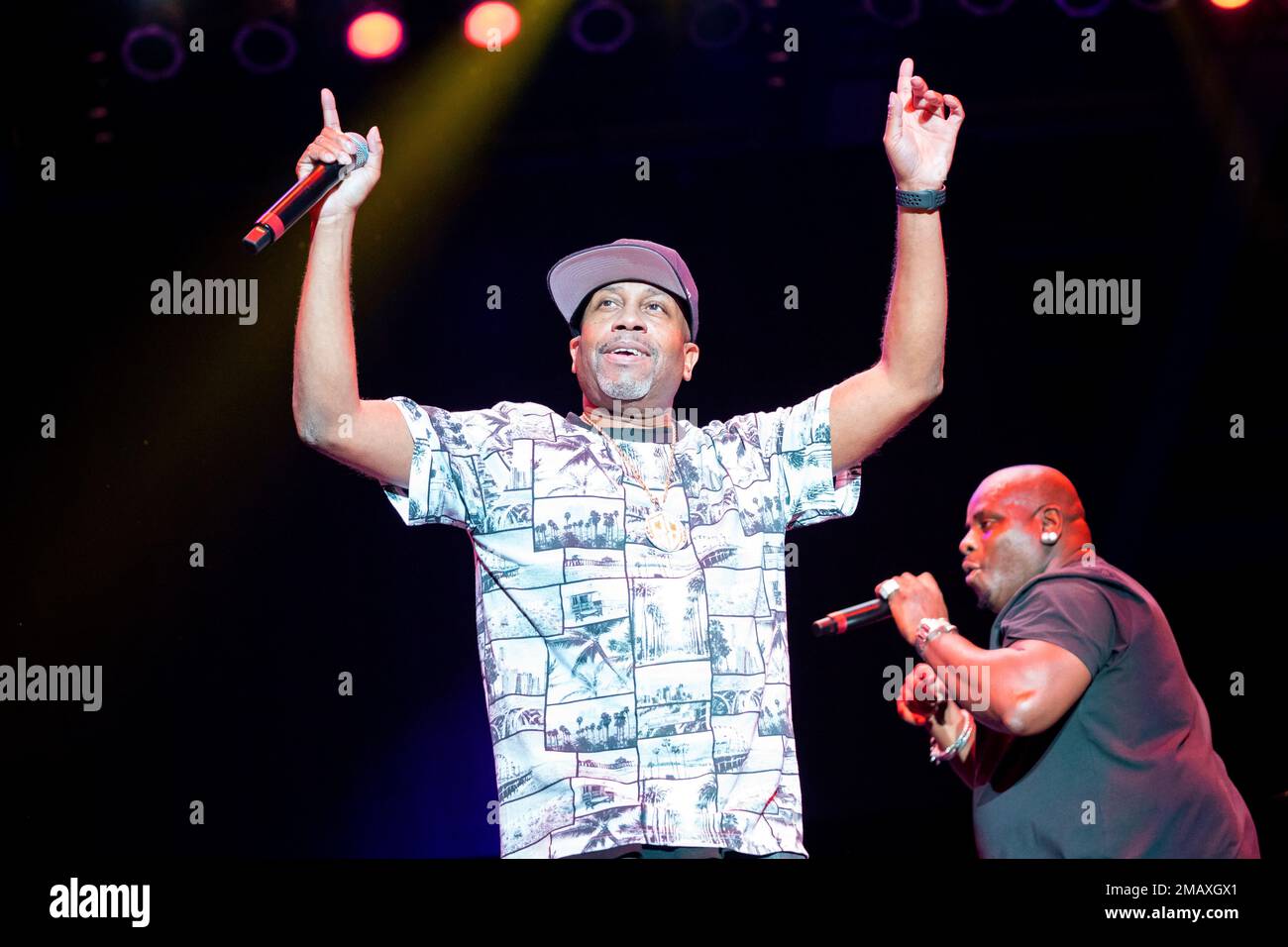 Rob Base performs during the "I Love The 90's" tour on Sunday, Aug. 7 ...