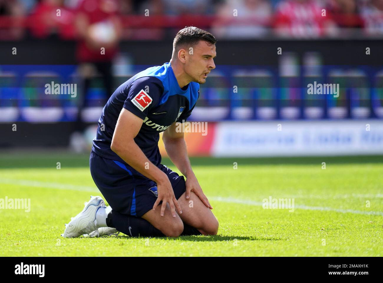 Berlin's Filip Uremovic during the German Bundesliga soccer match ...