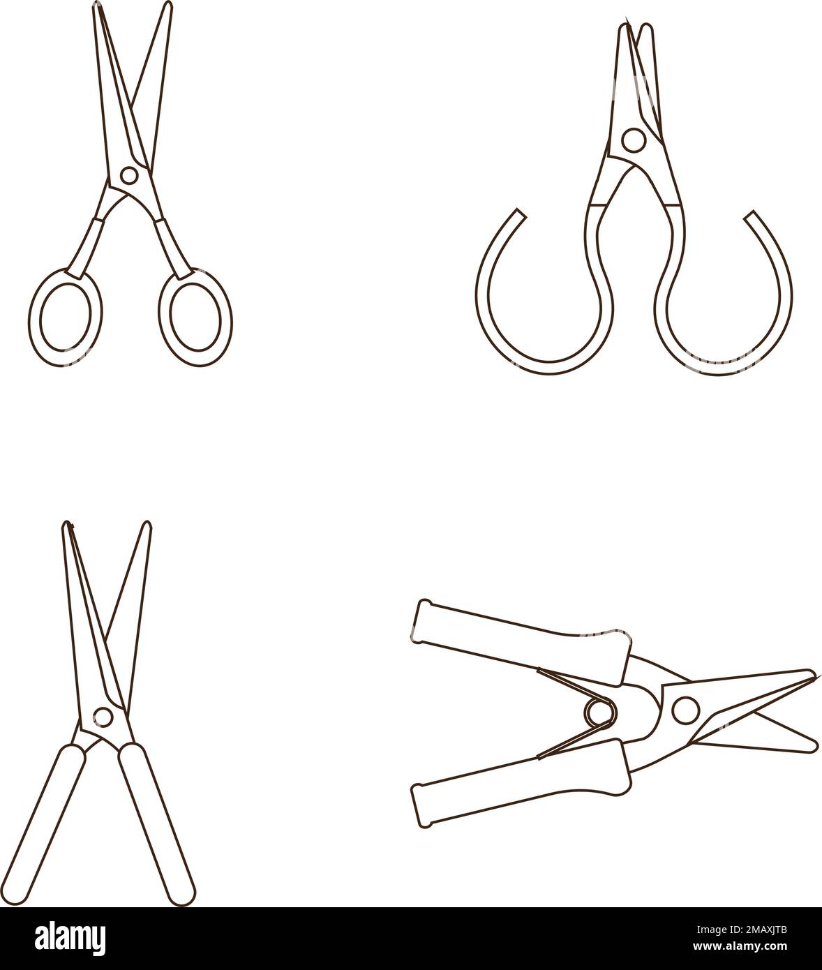 scissors logo vector template illustration Stock Vector Image & Art - Alamy