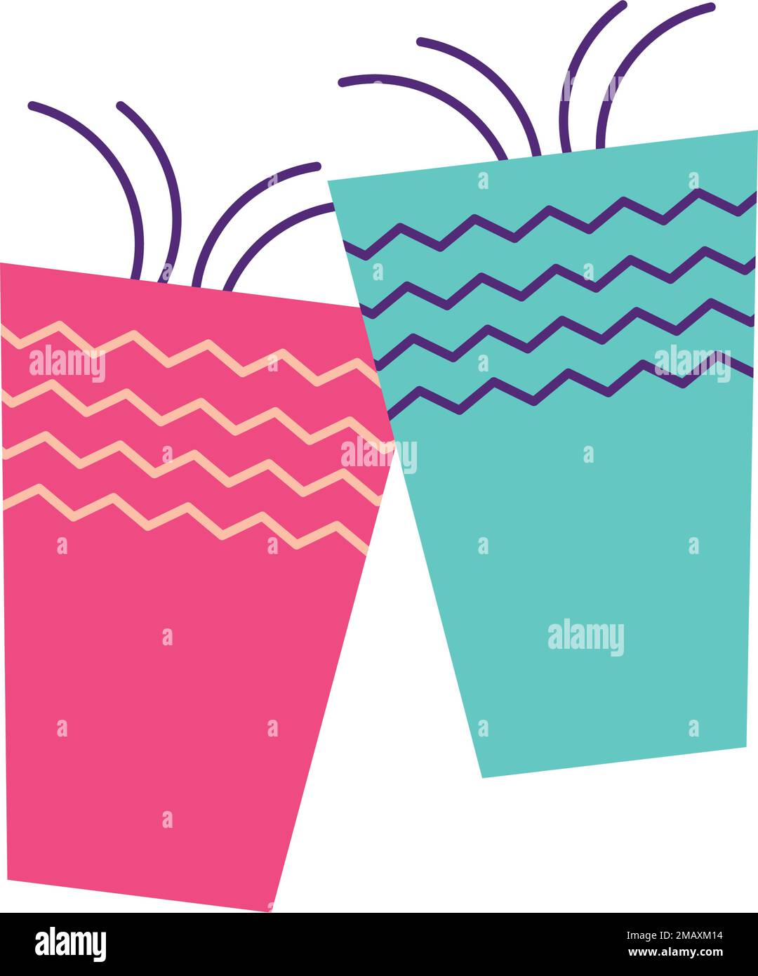 birthday drink cups Stock Vector Image & Art - Alamy