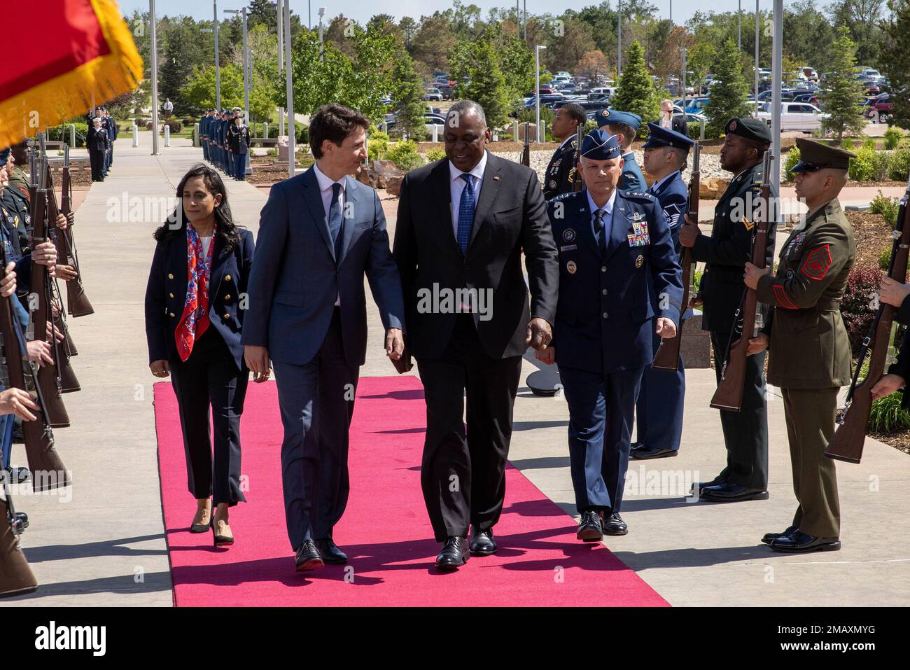 (From left to right) The Honourable Anita Anand, Canadian Minister of ...