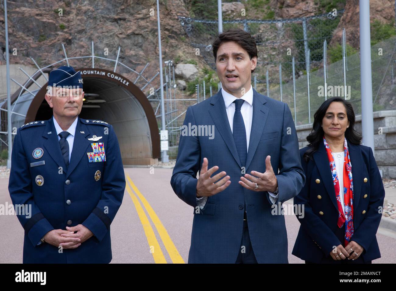 The Right Honourable Justin Trudeau, Prime Minister of Canada, provides ...
