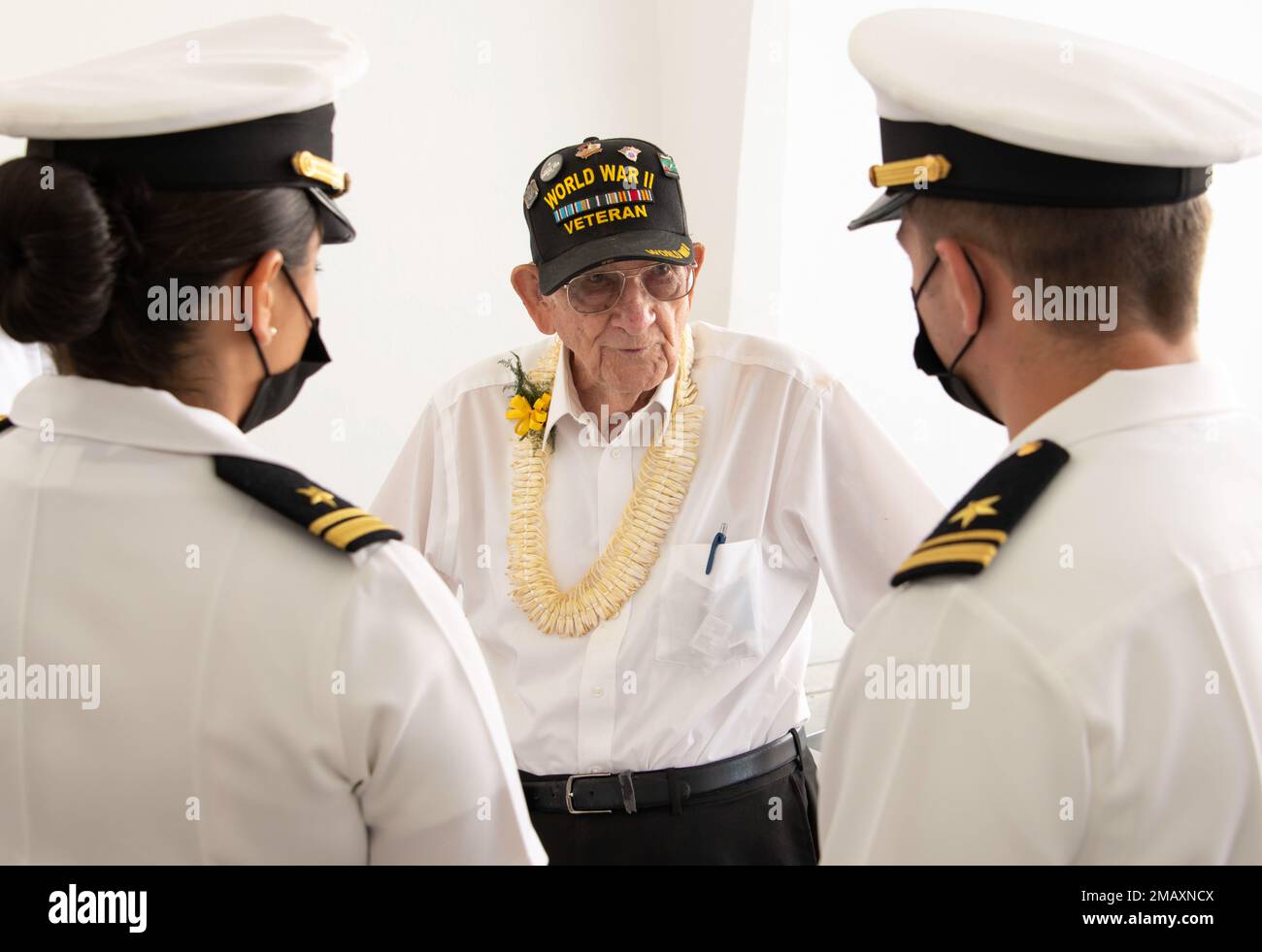 World War II Battle of Midway Veteran, First Class Water Tender Julian ...