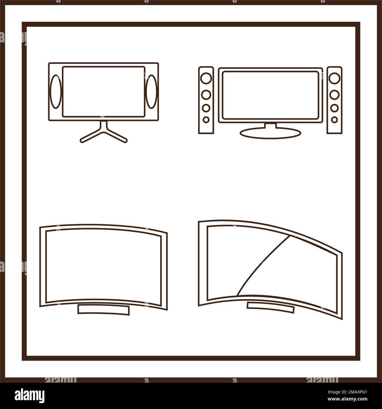 television logo vektor template Stock Vector Image & Art - Alamy