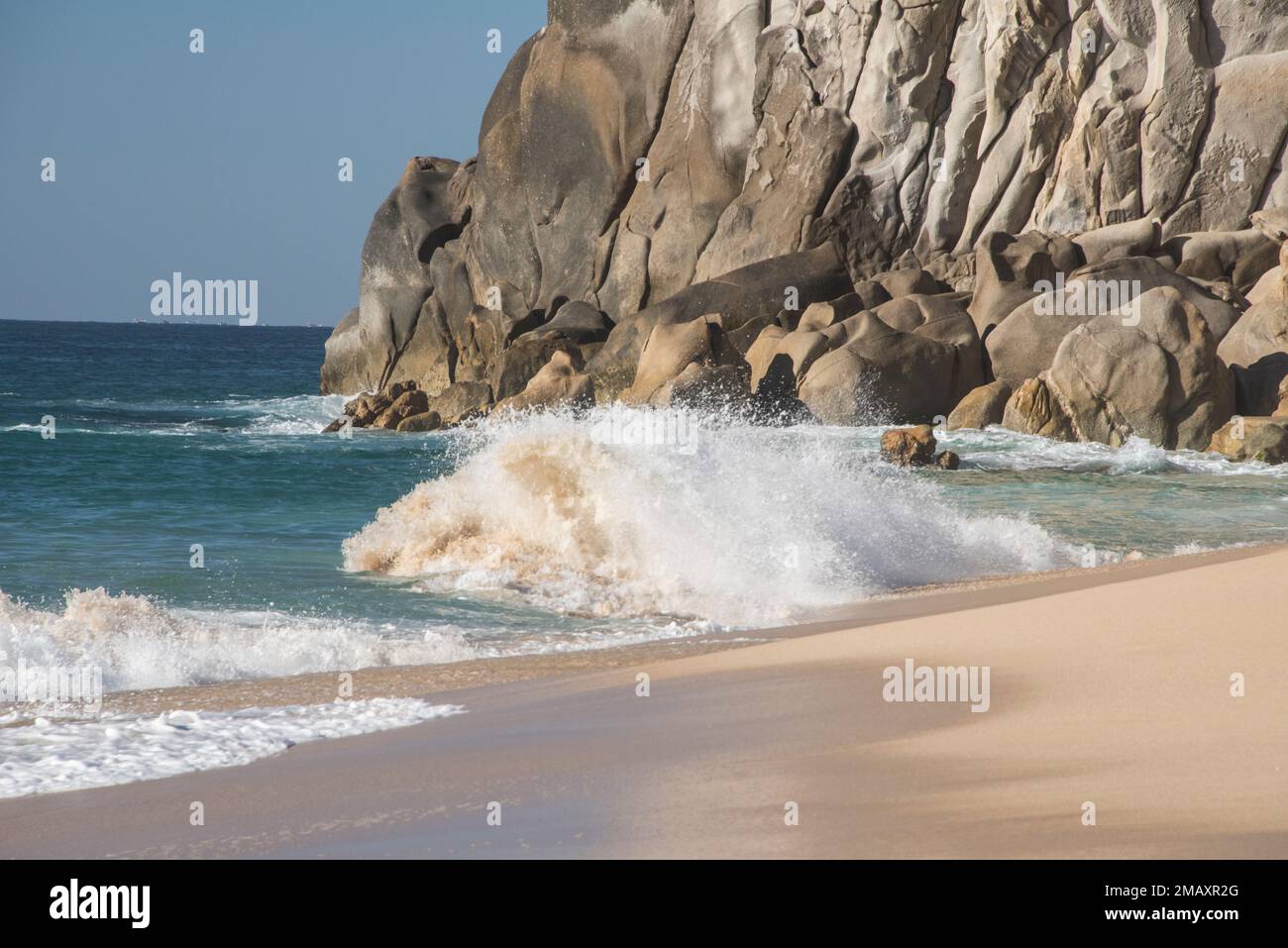 Pacific Ocean side of Lover's Beach, a beach with 2 different oceans ...