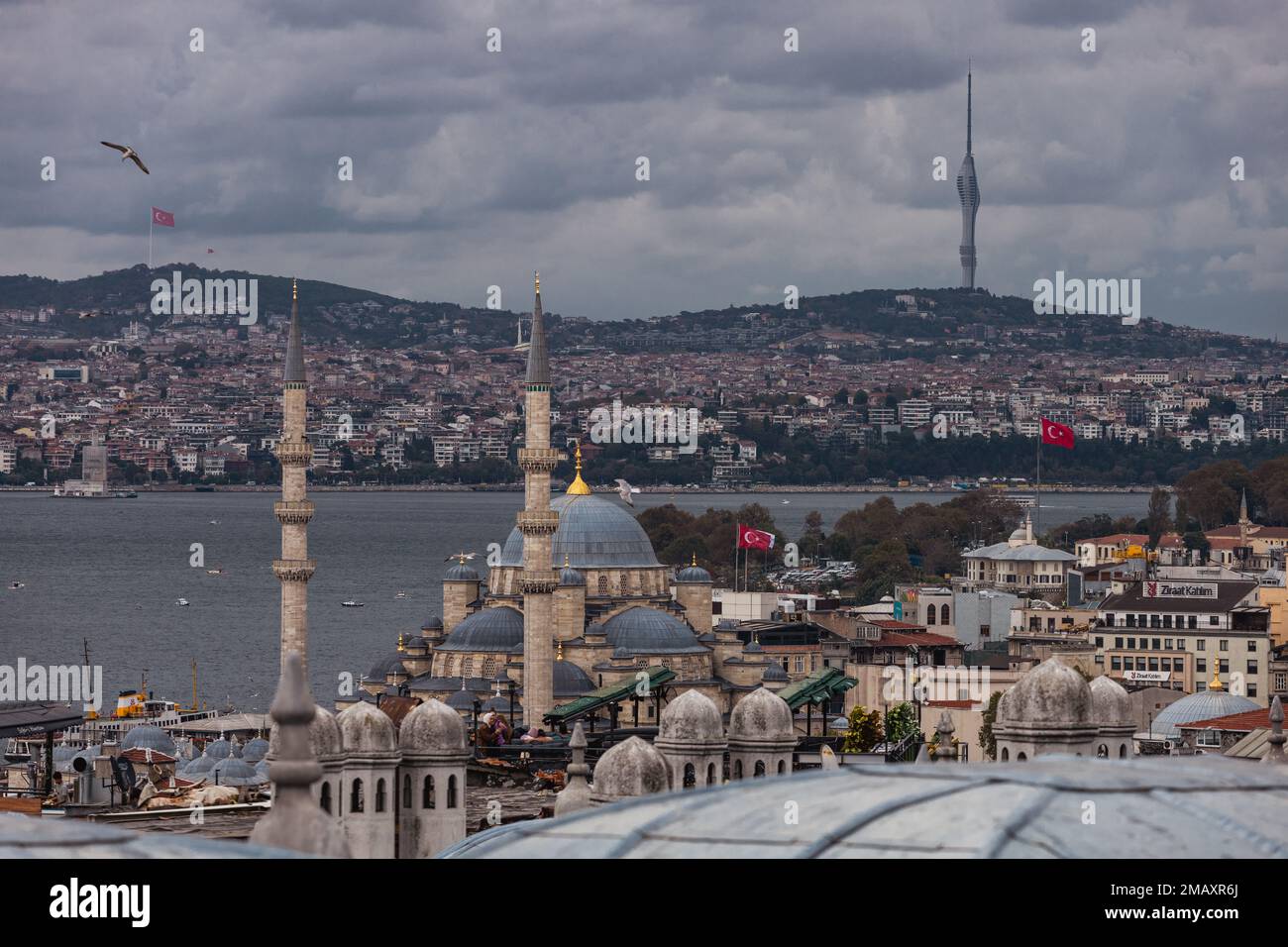Fatih district in Istanbul, ehzade Mosque or ehzade Camii in Turkey ...
