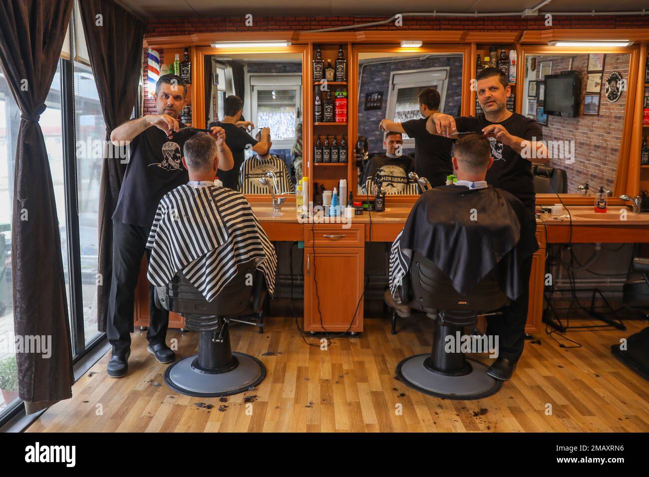 CAMP NOVO SELO, Kosovo – Ibrahim and Ismail Hocalar, both career ...