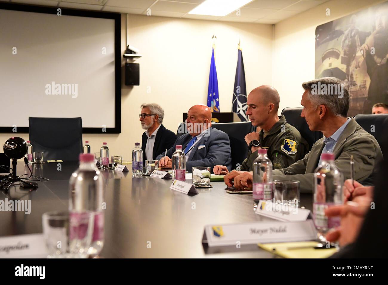 U.S. AIr Force Brig. Gen. Jason Bailey, 31st Fighter Wing commander ...