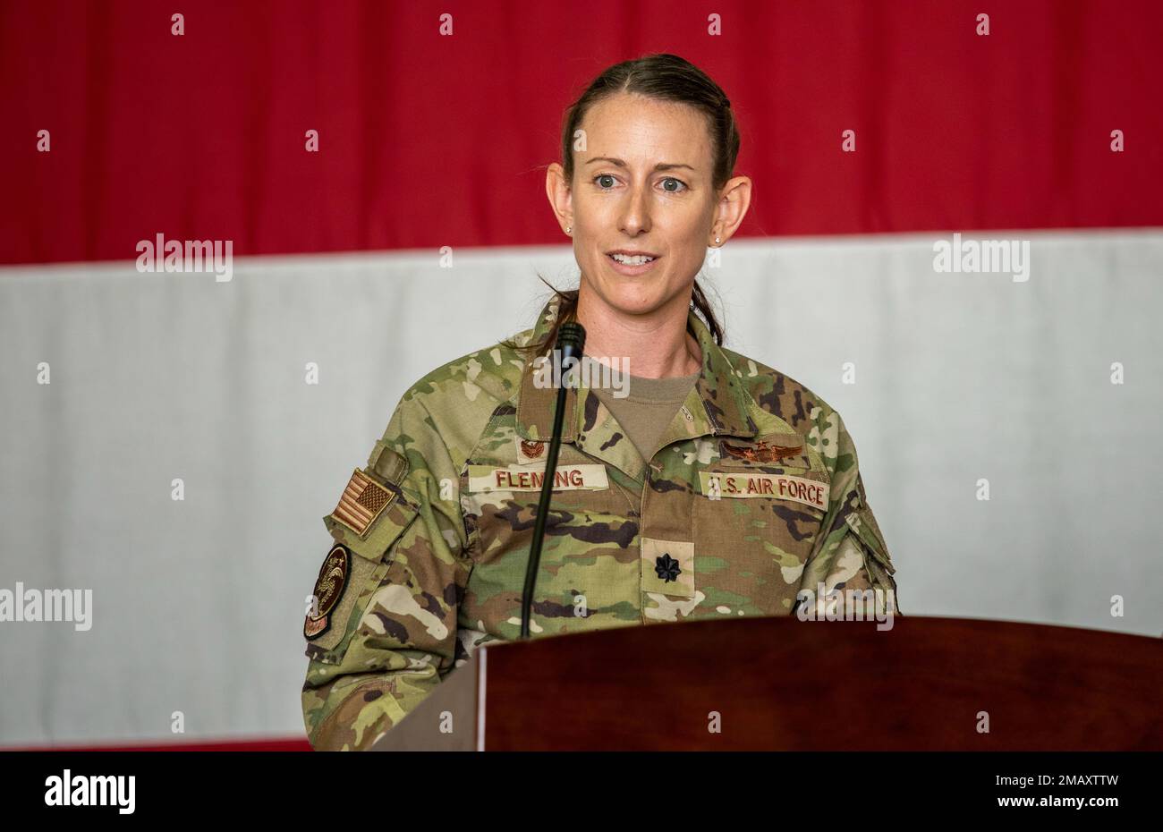 Lt. Col. Chandra Fleming, 51st Operations Support Squadron newly ...