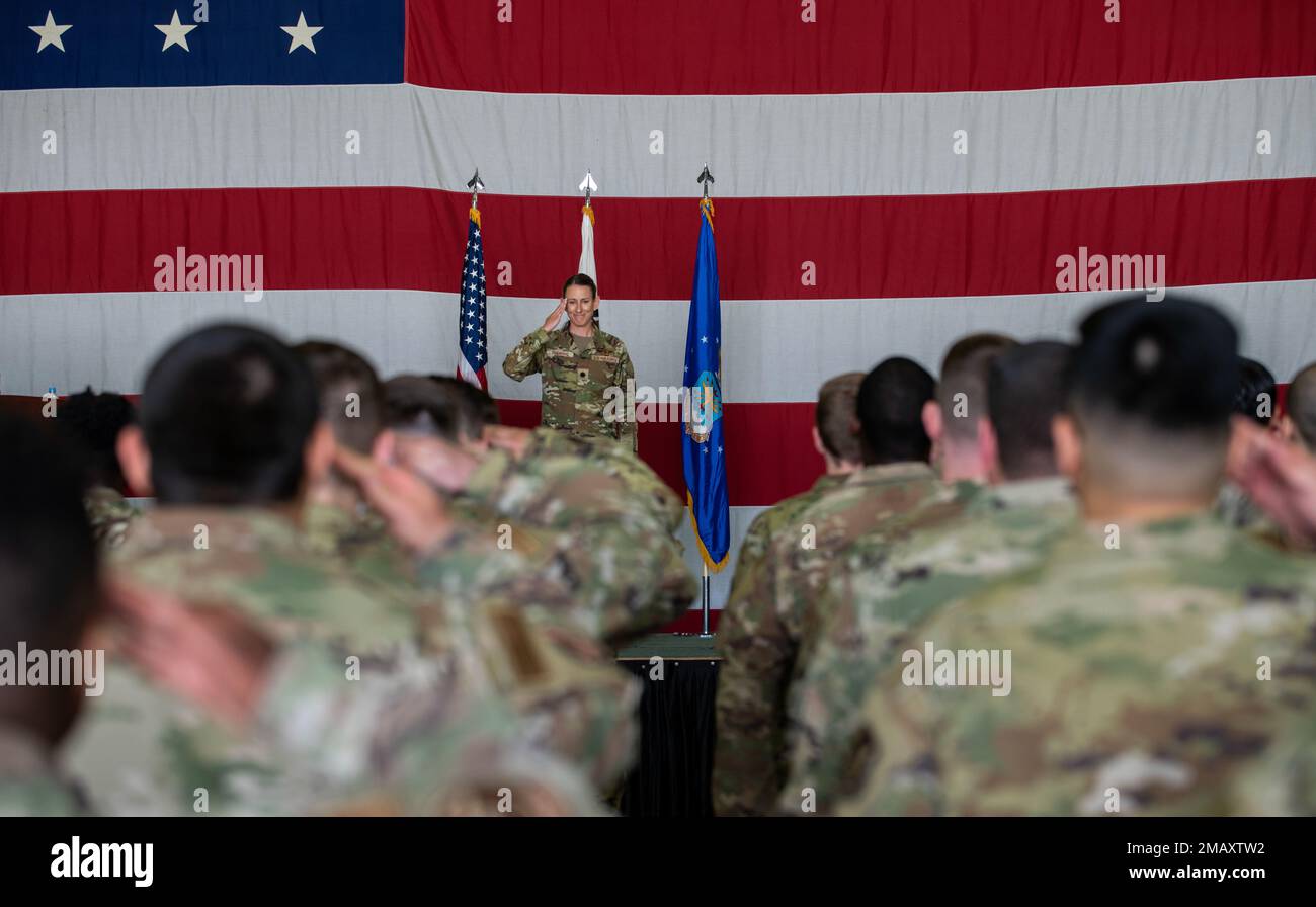 Lt. Col. Chandra Fleming, 51st Operations Support Squadron newly ...