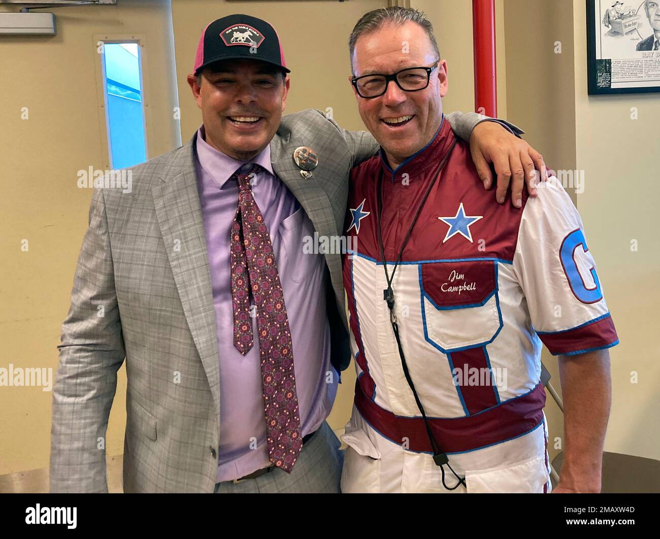 Cool Papa Bell owner Scott Farber, left, and trainer Jim Campbell ...