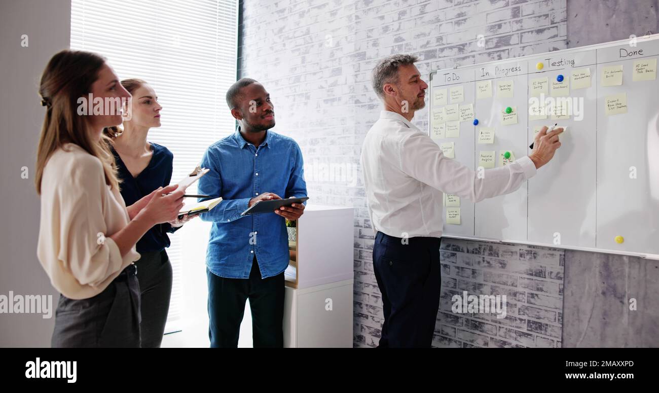 Kanban team hi-res stock photography and images - Alamy