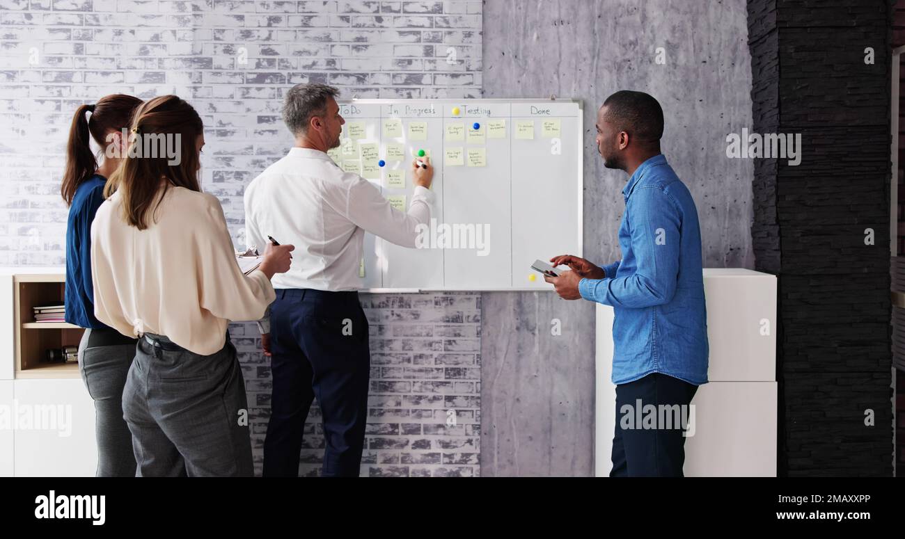Kanban team hi-res stock photography and images - Alamy