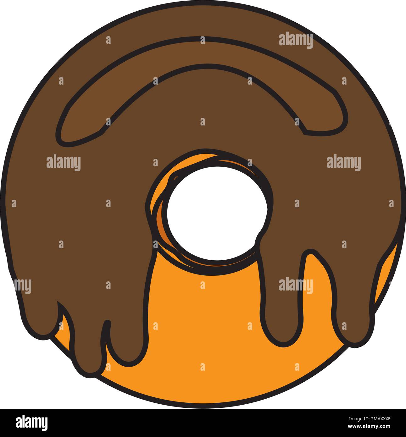 donut cake logo vector template Stock Vector Image & Art - Alamy