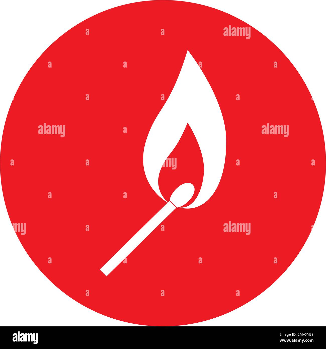 stem matches logo stock illustration design Stock Vector Image & Art ...