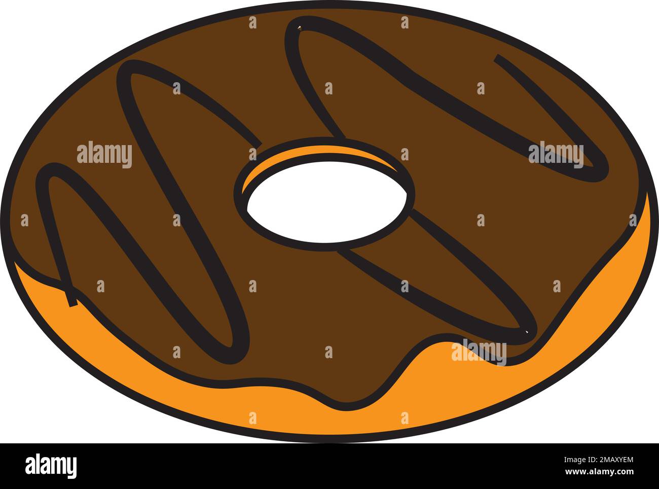 donut cake logo vector template Stock Vector Image & Art - Alamy